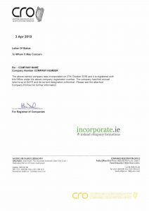 Ireland Company Documents
